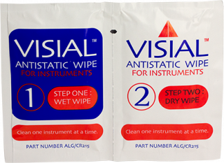 Alglas Visial Antistatic Instrumentation Cleaning Wipes